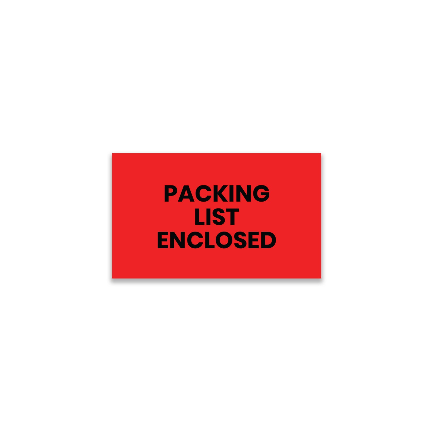 Packing List Enclosed Labels | StickerJet