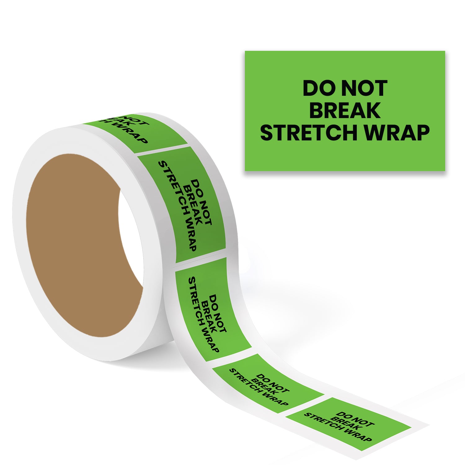 Do Not Break Stretch Wrap - Do Not Labels Roll - 3"x5" – StickerJet